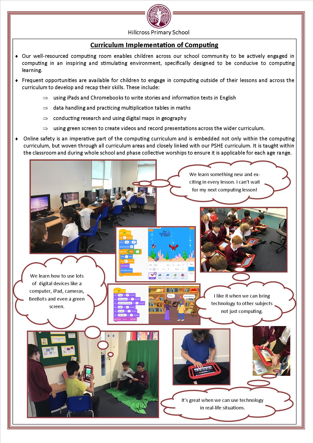 Hillcross Primary - Computing